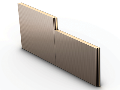 Isoleren WL | Striated Insulated Metal Panel | ATAS International, Inc.