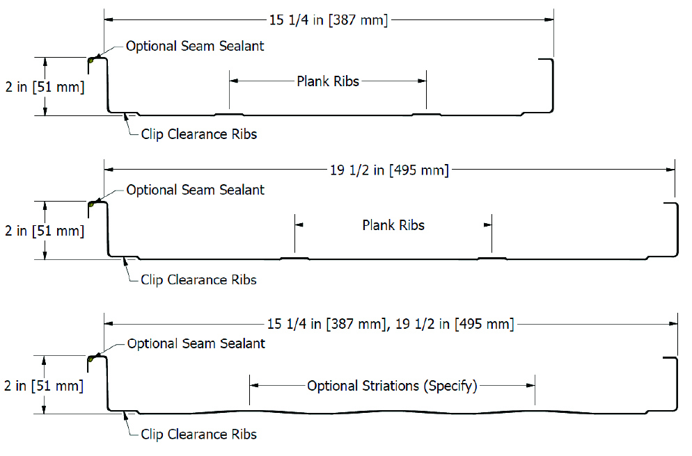 2" Field-Lok | Double-Locked Roof Panel | ATAS International, Inc.