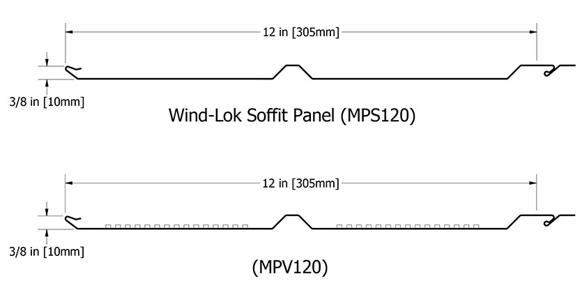 Wind-Lok Soffit | Interiors, Ceiling, Soffits | ATAS International, Inc.